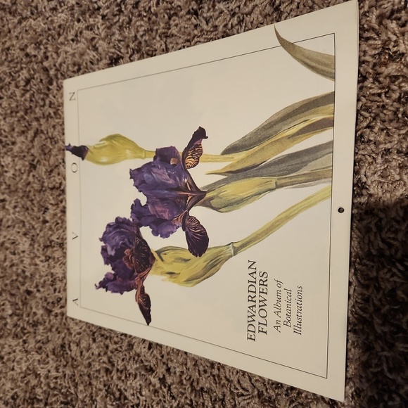 Avon | Office | Vintage 99 Avon Calendar Edwardian Flowers | Poshmark